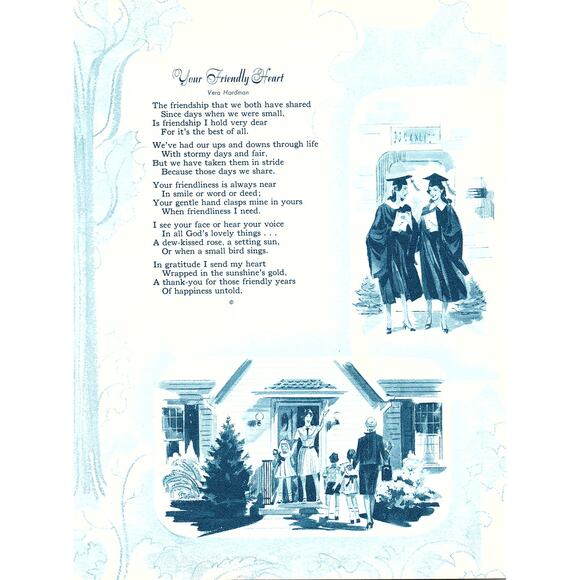 None and/or Unknown | Other | Your Friendly Heart Vera Hardman 97s Poem ...